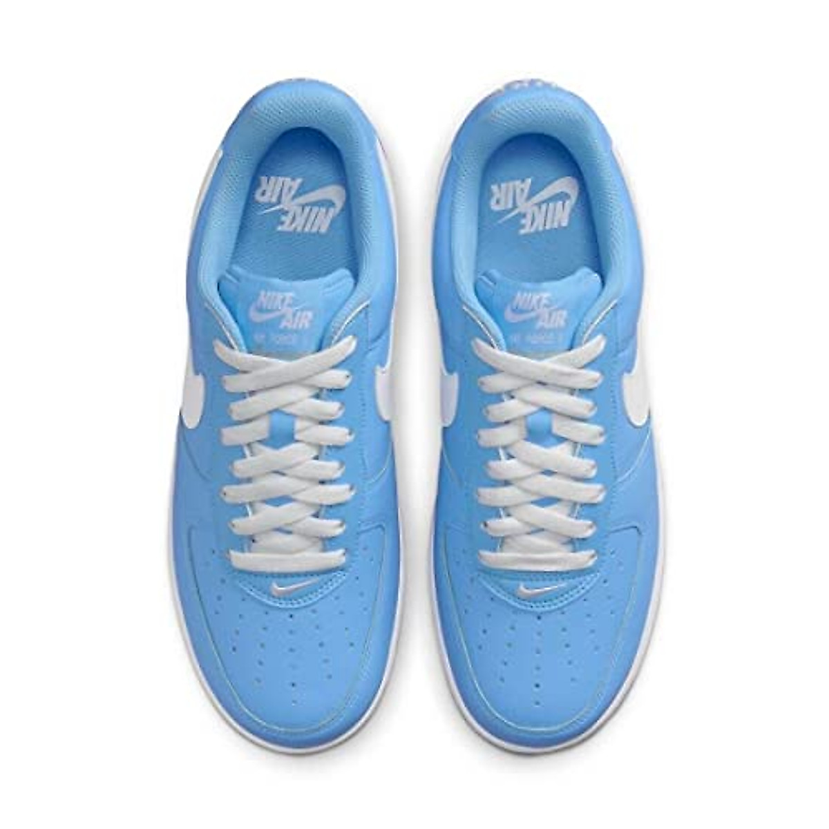 Nike mens Air Force 1 Low Retro, University Blue/White/Metallic, 7.5