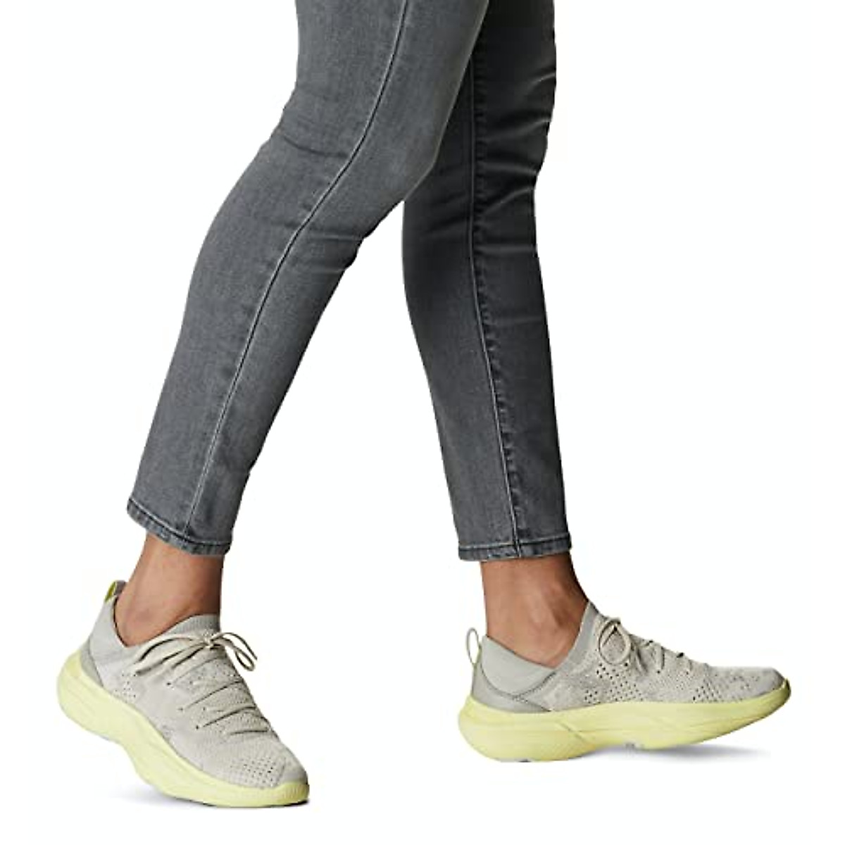 Sorel Women's Explorer Blitz Stride Lace Shoes - Dark Stone, Bolt Hint - Size 8