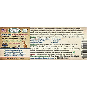 Mad About Organics Daily Oral Care Powder 4oz