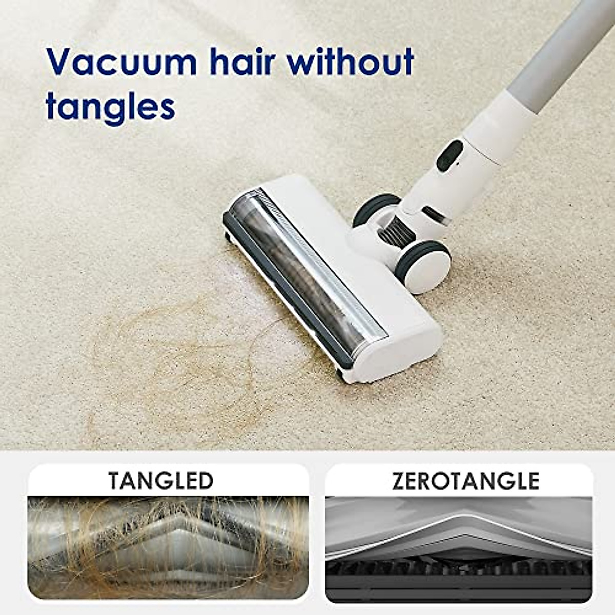 Tineco A11 Pet Cordless Stick Vacuum Cleaner, Lightweight with Anti-Tangle Brush Powerful Handheld Vacuum for Hard Floor, Carpet and Pet