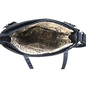 Sugar Skull Day of the Dead Cross Body Handbags Concealed Carry Purses Country Women Single Shoulder Bags (Fuchsia)