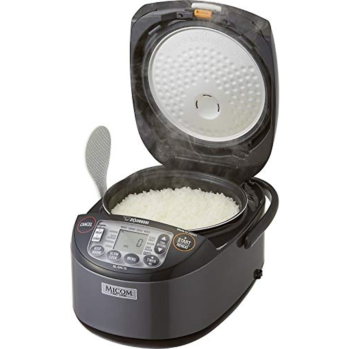 Zojirushi NL-GAC10 BM Umami Micom Rice Cooker & Warmer, 5.5-Cup, Metallic Black, Made in Japan