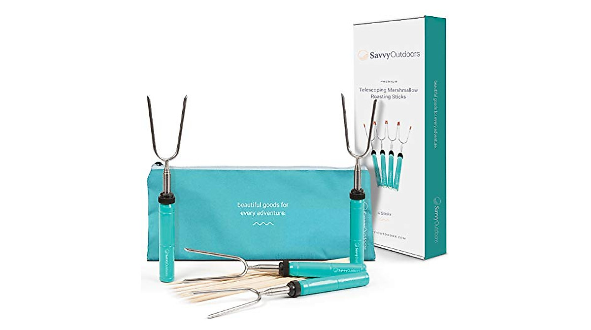 Marshmallow Roasting Sticks - Telescoping Skewers for Campfires