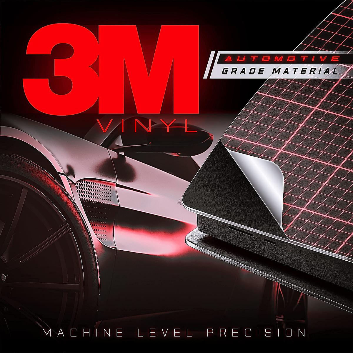 POPeART "Dark Justice" Console + 2 Controller 3M Vinyl Skins Bundle for PS5 Digital Edition