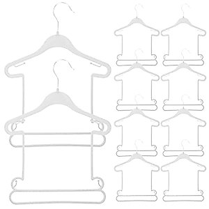 iplusmile Hangers 50 Pack Baby Hangers for Kids Clothes Plastic Kids Hangers for Nursery Children Clothes Hangers Toddler Clothes Hangers Baby Clothes Plastic Hangers 10pcs Hangers 100 Pack
