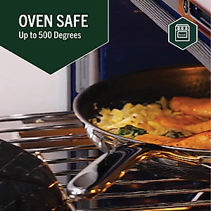 HexClad 16 Piece Hybrid Stainless Steel Cookware Set - 6 Piece Pan , 6 Piece Pot , 7 Quart Deep Fryer and 14 Inch Wok, Stay Cool Handles, Induction Ready, Non-Stick