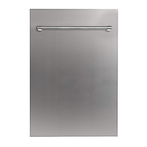 ZLINE 18 in. Top Control Dishwasher in Stainless Steel with Stainless Steel Tub and Traditional Style Handle