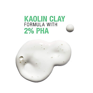 Neutrogena Skin Balancing Kaolin Clay Cleanser with 2% Polyhydroxy Acid (PHA), Mattifying & Conditioning Face Wash for Oily Skin, Paraben-Free, Soap-Free, Sulfate-Free, 6.3 fl oz