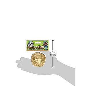 Ware Manufacturing All Natural Sisal Ball Toy for Small Pets, Medium (03041)