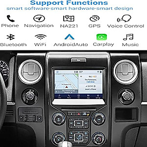 ZAORD 2022 Ford SYNC 2 to SYNC 3 Upgrade Kit for Ford 2011-2016 F150 SYNC 2 to SYNC 3 Kit, USB-C Hub Module Supports Apple Carplay, Built-in NA221 North America Map