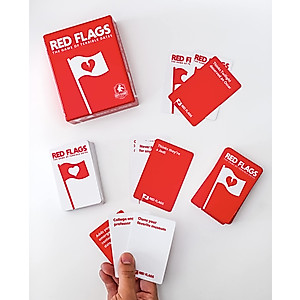 Red Flags: The Game of Terrible Dates | Funny Card Game/Party Game for Adults, 3-10 Players | by Jack Dire, Creator of Superfight