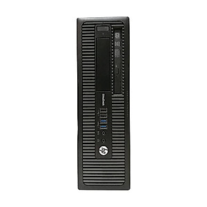 HP EliteDesk 800 G1 SFF Desktop, Intel i7, 16GB, 500GB SSD, Dual (2) E243 24 HP FHD Monitors, WiFi, Windows 10 Pro (Renewed)