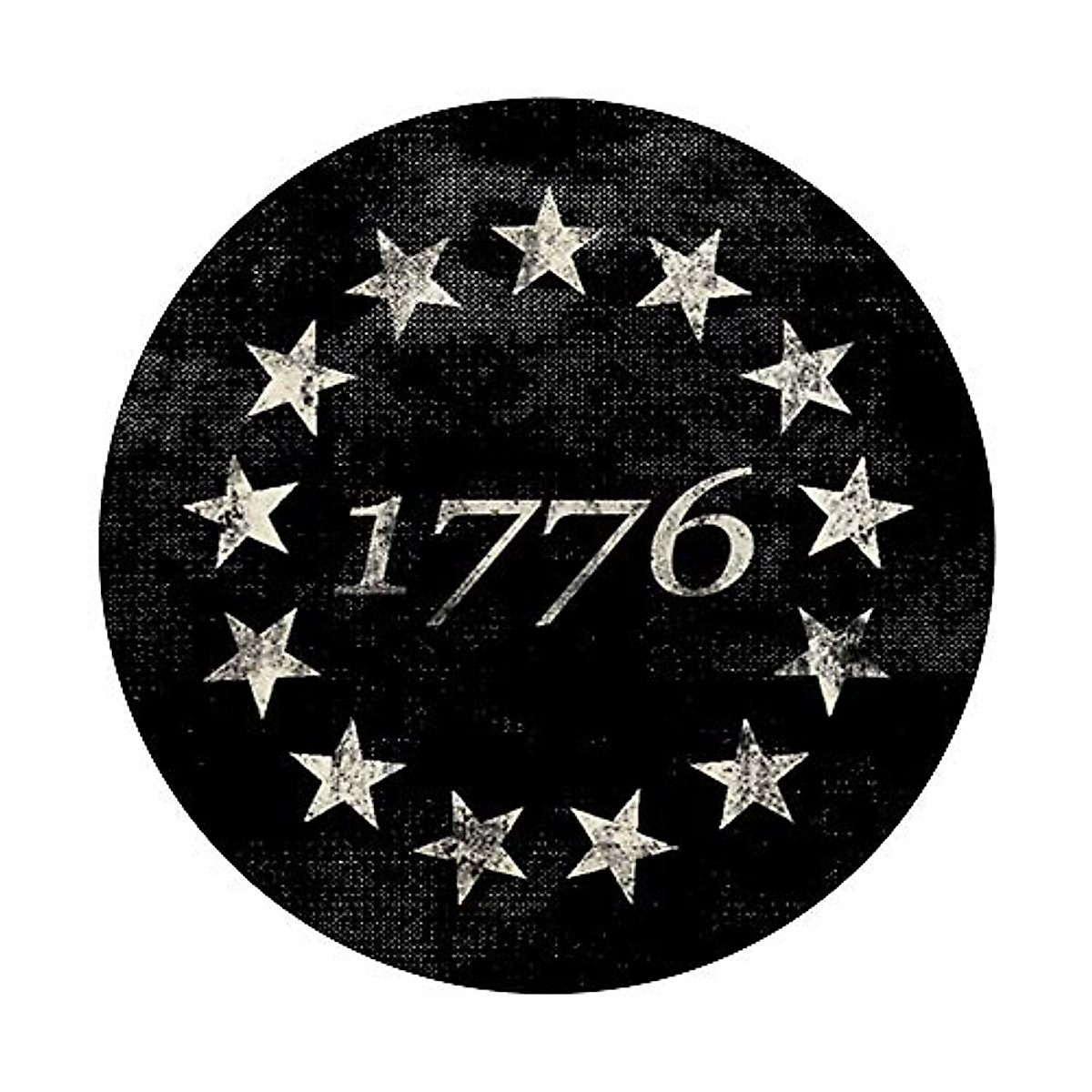 13 Star Flag Betsy Ross Distressed American Flag 1776 PopSockets Swappable PopGrip