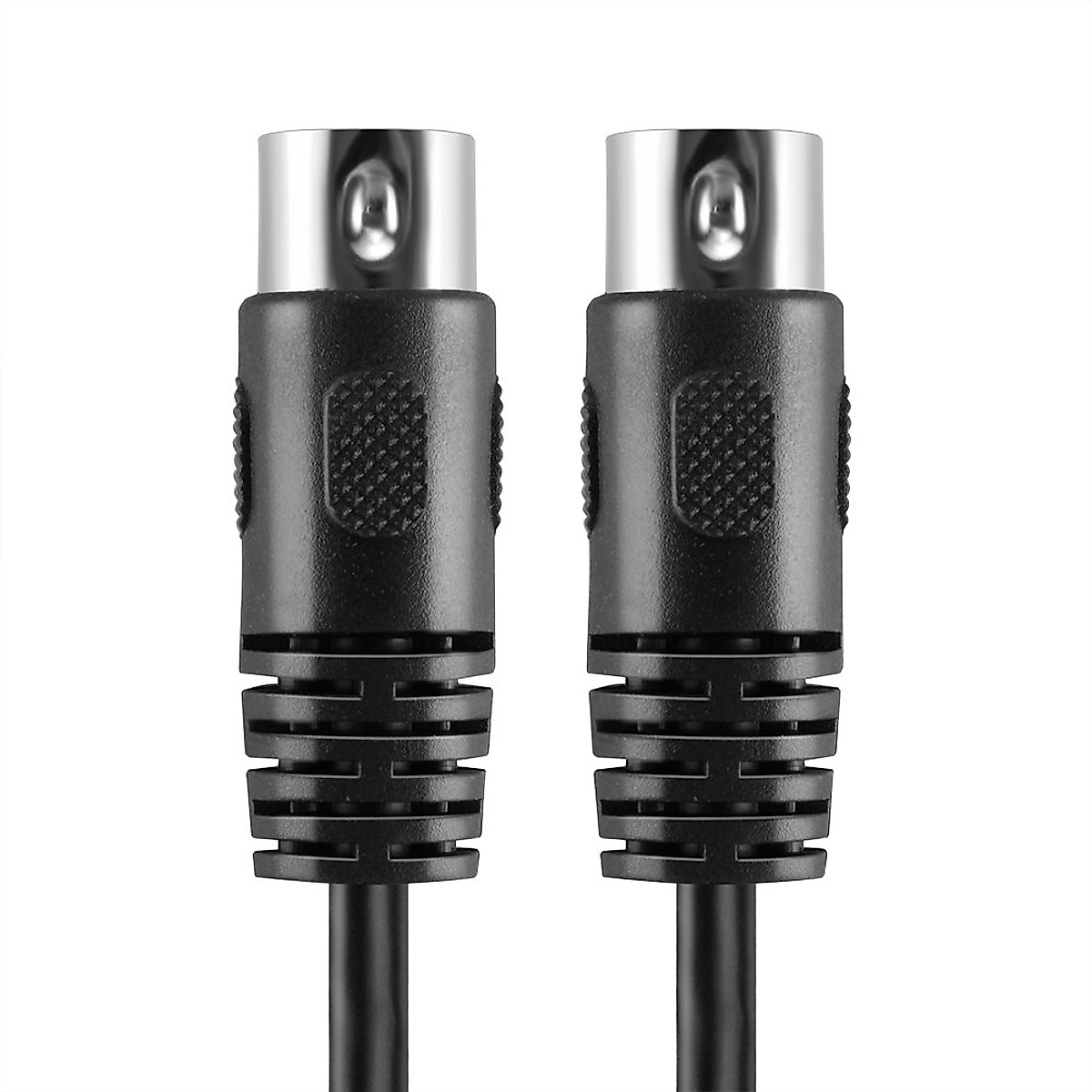TNP MIDI Cable (6FT) - 5 Pin DIN Male Audio MIDI to MIDI Connector Interface Jack Plug Wire Cord