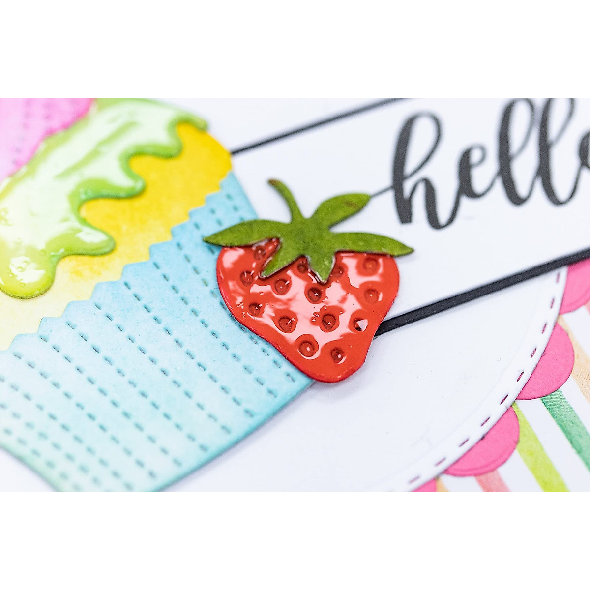 Spectrum Noir SN-GLHI-CL60 Glossy Highlights Clear 3D Medium-Dries to A Hard, Protective Finish-60ml Bottle