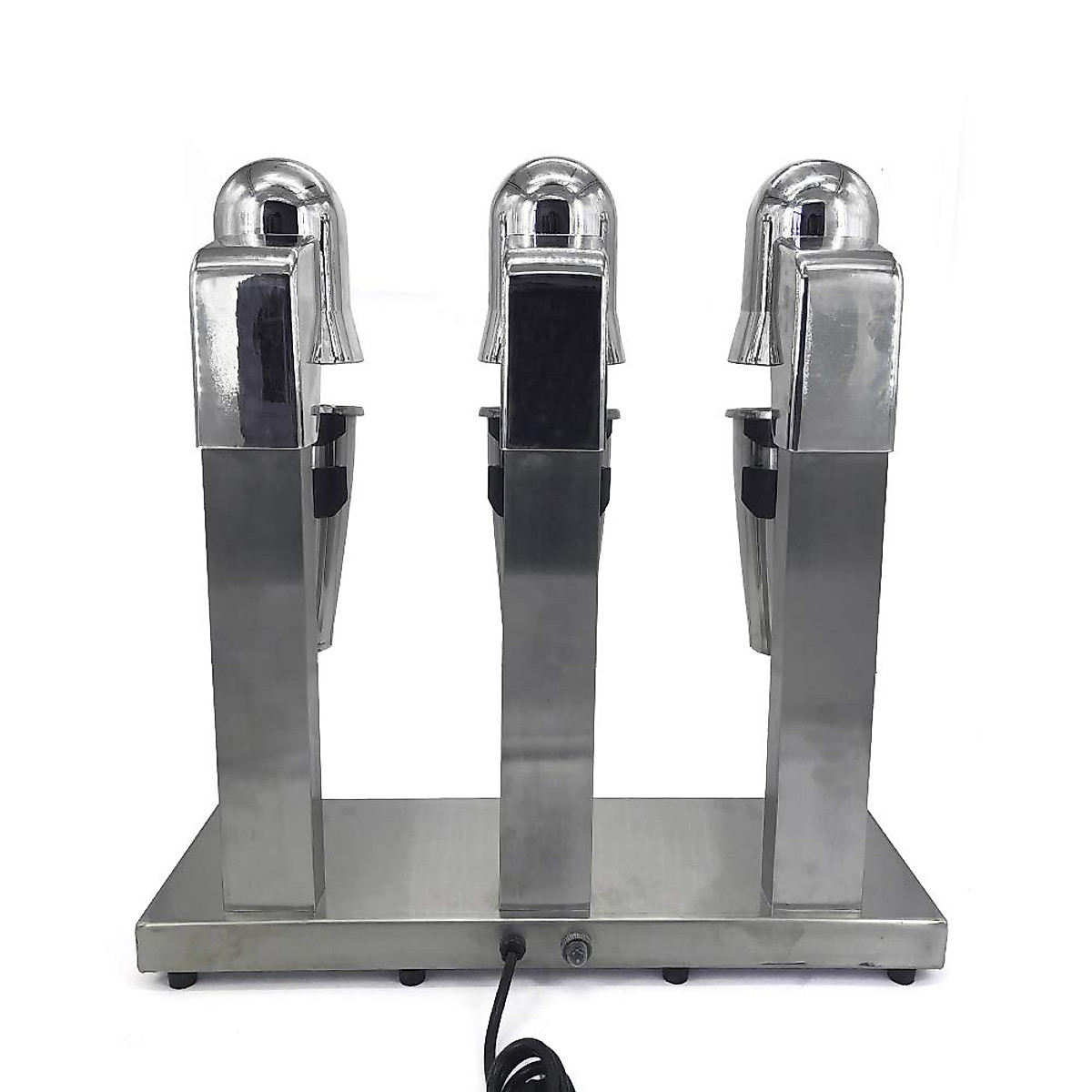 3 Head Milkshake Maker, 18000RPM Electric Milkshake Mixer, Commercial Milk Shake Blender Machine with 3x800ml Cup, Beverage Frother Mixer for Tea Milk Juice Portein Shakes