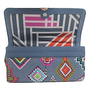 Vera Bradley Women's RFID Audrey Wallet Painted Medallions One Size