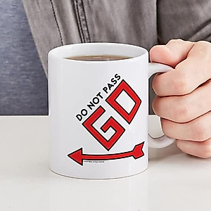 CafePress Monopoly Do Not Pass Go Ceramic Coffee Mug, Tea Cup 11 oz