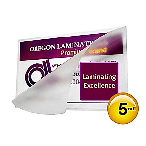 Qty 200 File Card Laminating Pouches 3-1/2 x 5-1/2 Hot 5 Mil Laminator Sleeves