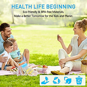 VECELO Reusable Storage Bags, Leakproof Storage Bag Sandwich Bags for Food, Travel, Home Organization, BPA FREE Resealable Lunch Bag for Meat Fruit Veggies