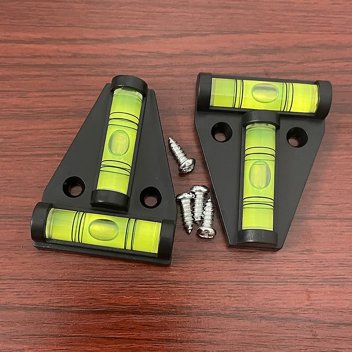 WOYISEPG 2Pcs Magnetic RV Levelers, with Screws Mounting and Magnetism Dual-use, RV Parts Accessories Exterior Leveling Stablilization Levelers