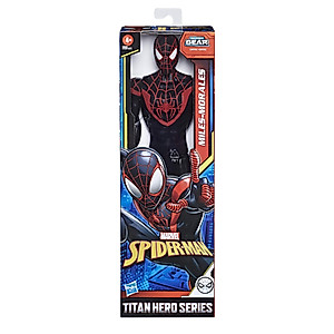 Spider-Man Marvel Titan Hero Series Mile Morales 12"-Scale Super Hero Action Figure Toy Great Kids for Ages 4 & Up