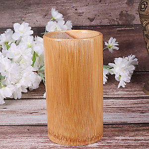 UPKOCH Wooden Bamboo Kitchen Utensil Holder Kitchen Utensil Storage Organizer Caddy For Chopsticks Forks Spoons Knives Tableware