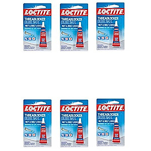 Loctite Heavy Duty Threadlocker, 0.2 oz, Blue 242, 6 Pack
