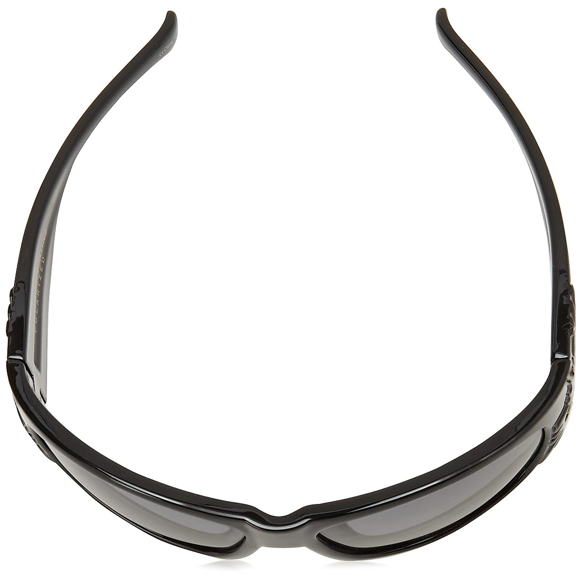 Black Flys Sonic 2 Floating Polarized Shield Sunglasses, Shiny Black, 65 mm