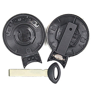 Keymall keyless entry remote car Key fob Shell Case 3 Button for BMW Mini Cooper 2007-2014,Just Key Shell