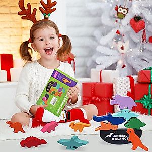 DiYiMi Toddler Toys for Kids 3-5 Years Old Boy Girls Ocean Toys Wooden Stacking Games for Boys Gifts for2 3 4 5Years Old Montessori Educational Stacking Toys for 2-6Year Old Boys Gifts