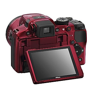Nikon COOLPIX P510 16.1 MP CMOS Digital Camera with 42x Zoom NIKKOR ED Glass Lens and GPS Record Location (Red)