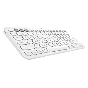 Logitech K380 Multi-Device Bluetooth Keyboard for Mac, Off White
