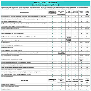 Chemisettes by Anne Modesty Panel Cleavage Cover Mock Cami Black - Grey Size B