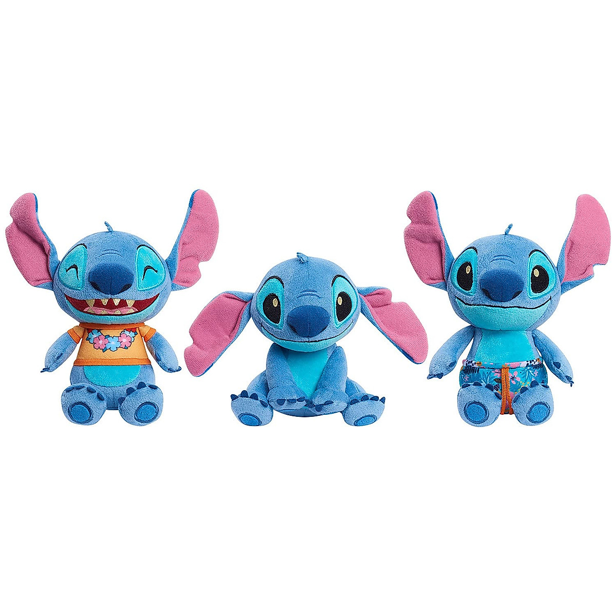 Disney’s Lilo & Stitch 7.5 Inch Stitch Plushie Stuffed Animal, Topical Theme, Alien, Kids Toys for Ages 2 Up by Just Play
