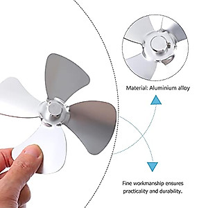 Universal Aluminium Alloy Fan Blades: Metal Leaves Fan Blade Household Standing Fan Table Fanner Replacement Part General Accessories