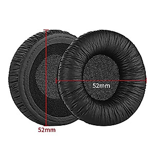 Replacement Ear Pad Cushion Cup Cover Earpads for Sennheiser PX100, PX200, PMC150, PMC250, PMX100, PMX200, HX50, PXC150, PXC200, PXC300, PX80, PC130, ATH-ES3, ATH-ES5, ATH-VM55, PC35 Headphones