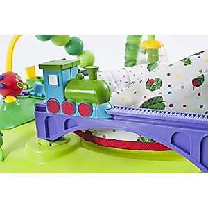 Creative Baby Hungry Caterpillar - Jumper for Baby with 10+ Activities Including Sensory Toys - JPMA Certified and Safe - 360 Spin, Adjustable Height