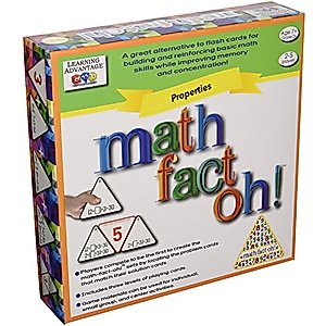 Learning Advantage 2174 Math-Fact-Oh! Properties