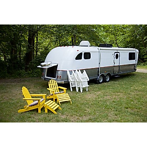 POLYWOOD AD5030LE Classic Folding Adirondack Chair, Lemon