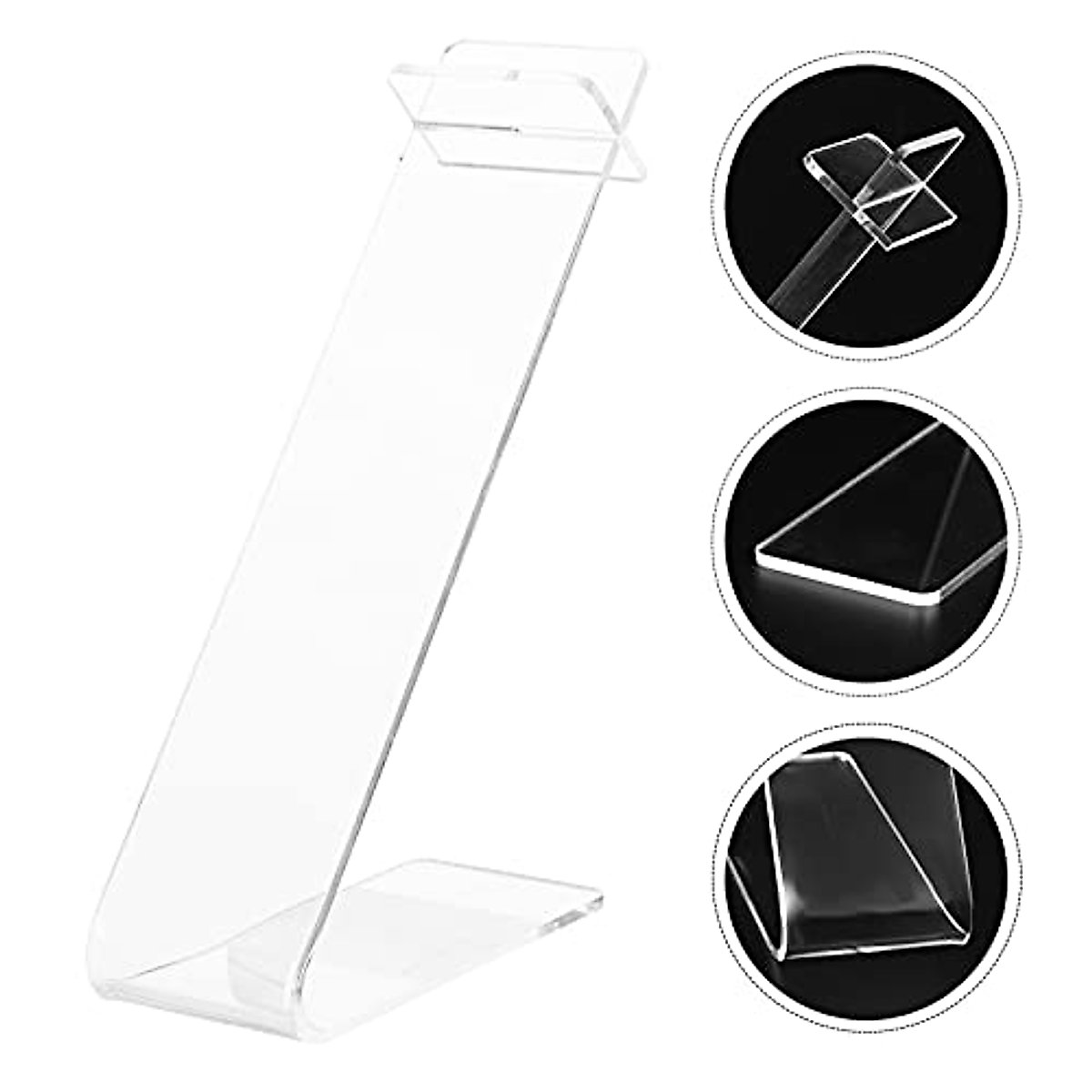 Baluue Acrylic Shoes Display Stand Shoe Display Insert 2pcs Shopping Mall Sandal Flat Shoe Sneaker Rack for Store Display Shoe Floating Display