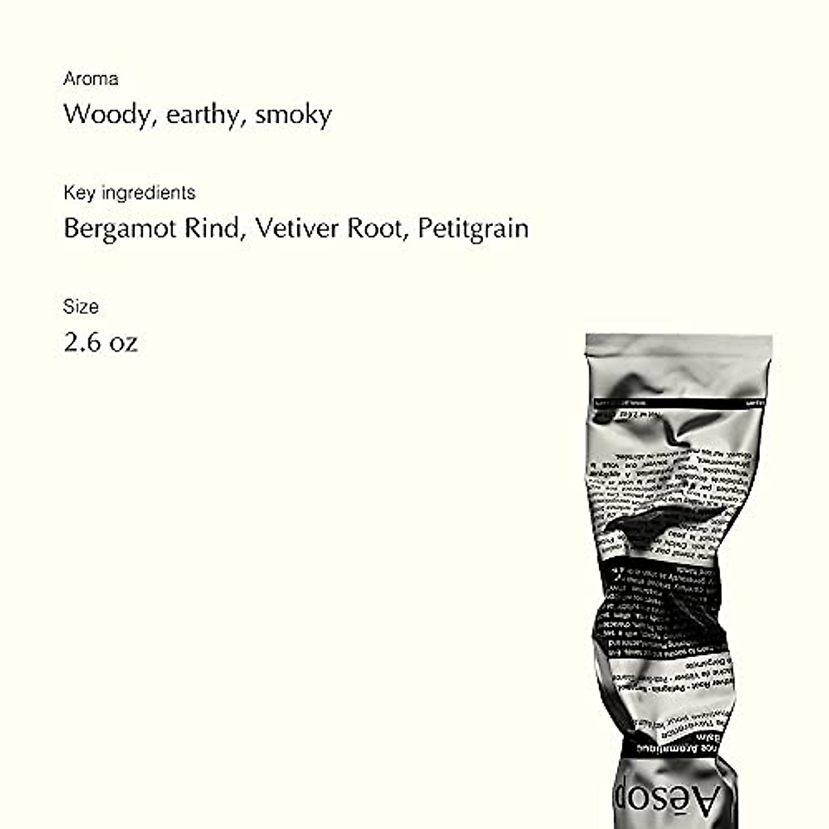 Aesop Reverence Aromatique Hand Balm - Rich, Skin-Softening Balm For Sustained Hydration with Emollient Ingredients - 2.4 oz