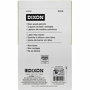 Dixon® Pencils, #2 Soft Lead, Box Of 144