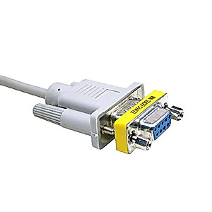 WOVTE DB9 Female to Female Mini Gender Changer Coupler Adapter Connector Pack of 2