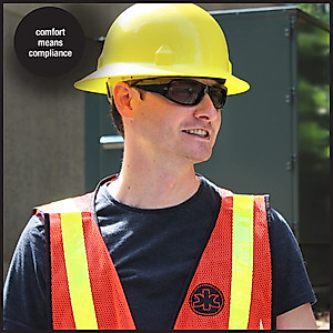 Smith & Wesson® Elite™ Safety Glasses (21303), Smoke Lenses, Black Frame, Unisex Sunglasses for Men and Women (Qty 12)