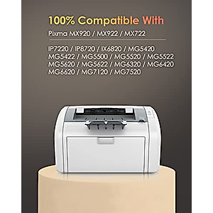 250XL 251XL Ink Cartridge Compatible for Canon 250 251 XL Ink Cartridges Use with Canon MX922 MG7120 Ink Cartridge PGI-250 CLI-251 Printer Ink for PIXMA IX6820 MX920 MG7520 MG5520 MG5420 IP8720 MG6320