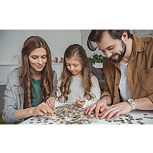 Wooden Jigsaw Puzzles 1000 Piece for Adults,Elephant Puzzles Wild Animals Natural Scenery,Every Piece is Unique,Softclick Technology,Best Game for Family