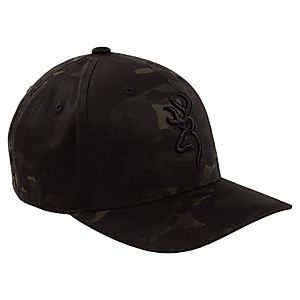 Browning unisex adult Browning Cap Phantom Multicam Blk S M, Multicam Black, Small-Medium US