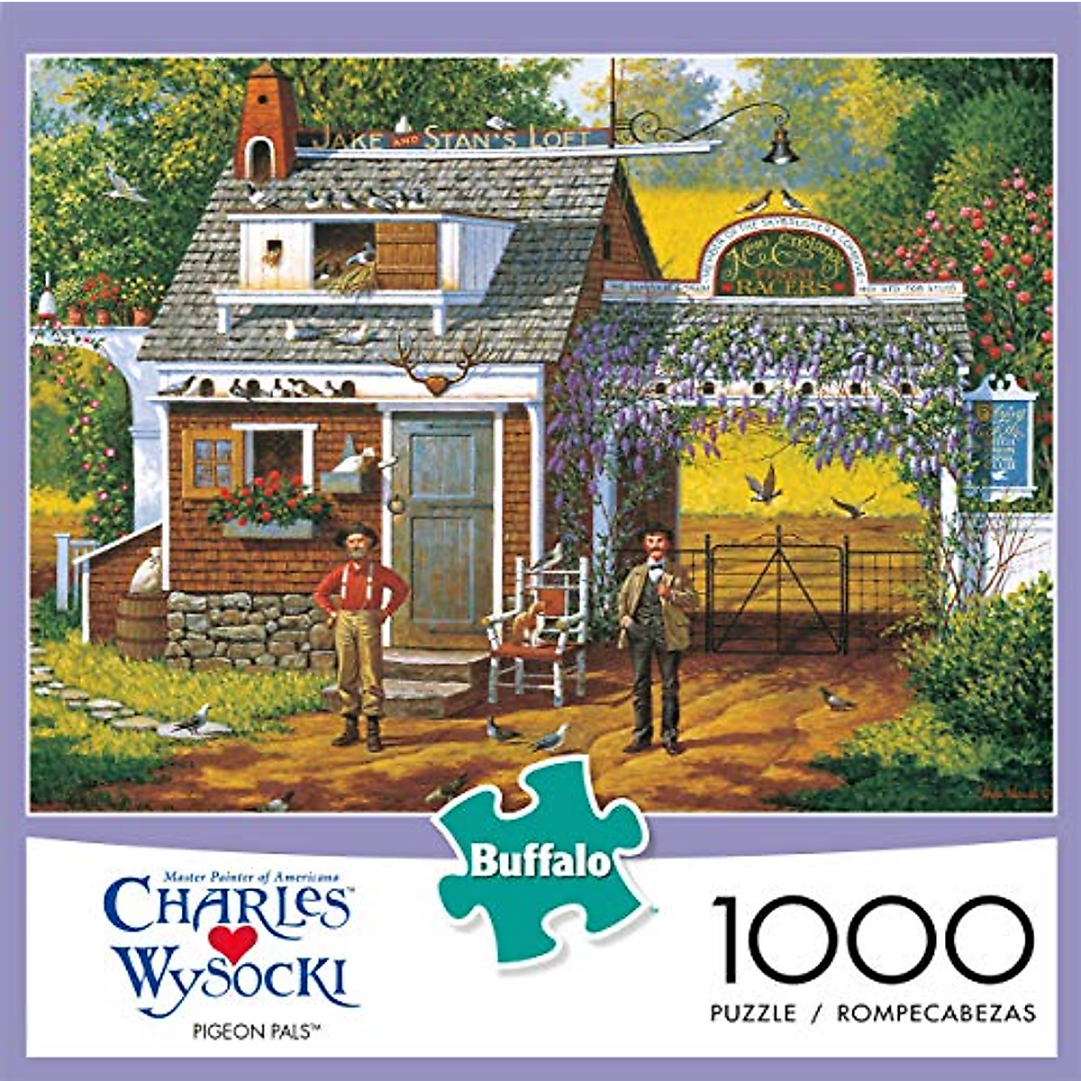 Buffalo Games - Charles Wysocki - Pigeon Pals - 1000 Piece Jigsaw Puzzle