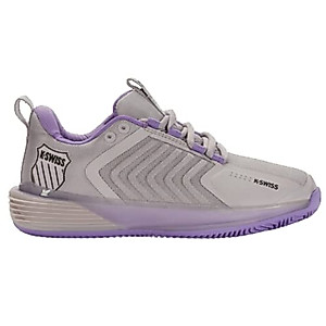 K-Swiss Women's Ultrashot 3 HB Tennis Shoe, Raindrops/Paisley Purple/Moonless Night, 10 M